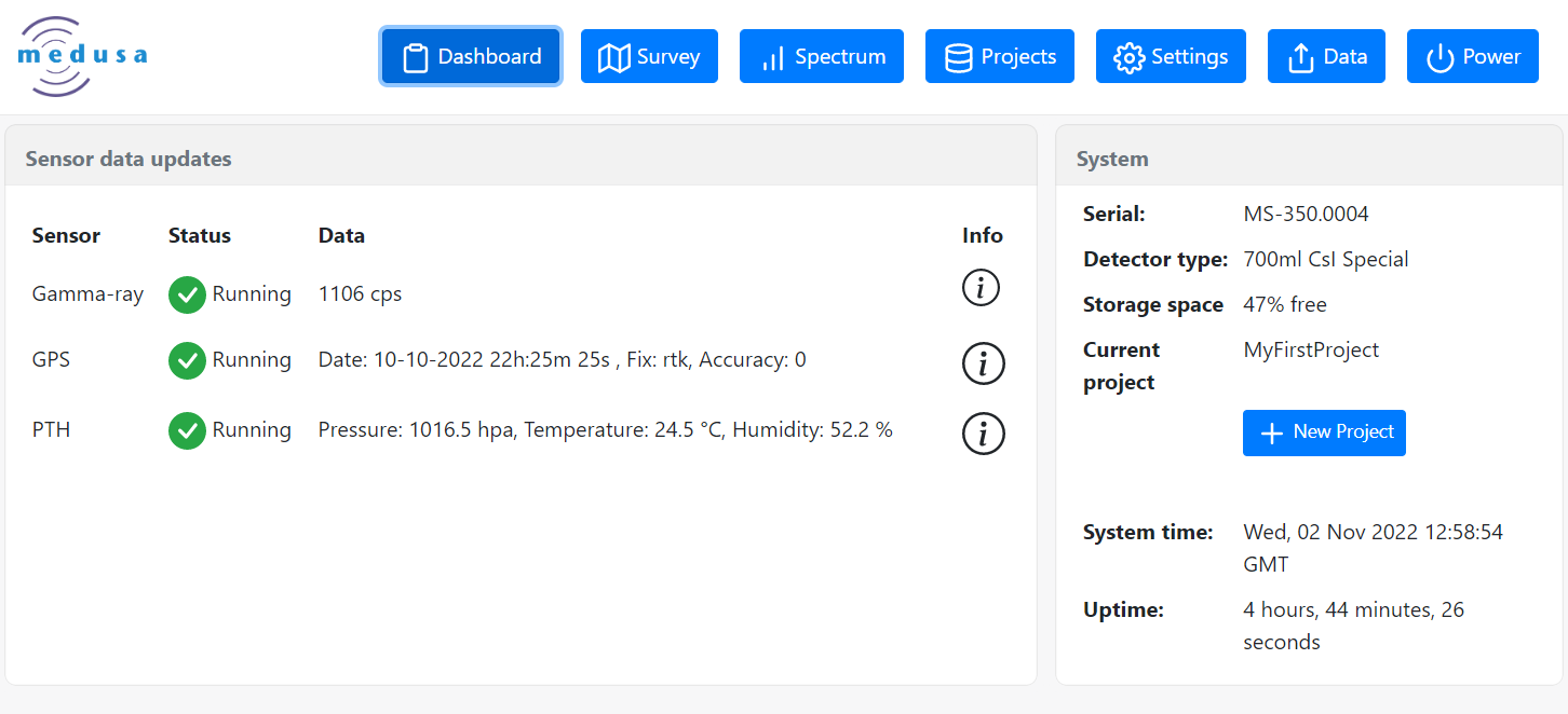 mDOS interface